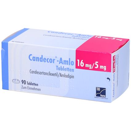 CANDECOR-Amlo 16 mg/5 mg Tabletten 90 St mit dem E-Rezept kaufen - Shop ...