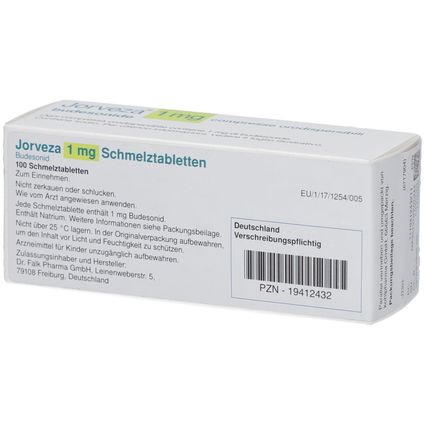 JORVEZA 1 mg Schmelztabletten 100 St mit dem E-Rezept kaufen - Shop ...