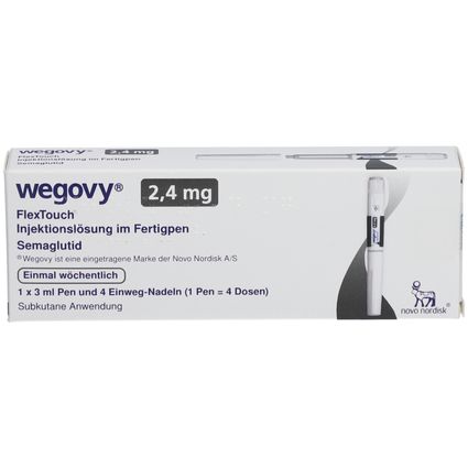 WEGOVY 2,4 mg FlexTouch Injektionslsg.Fertigpen 1x3 ml mit dem E-Rezept kaufen - Shop Apotheke