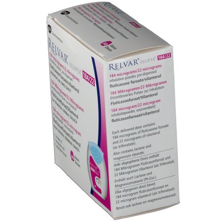 RELVAR® ELLIPTA® 184 Mikrogramm/22 Mikrogramm 1x30 St - shop-apotheke.com