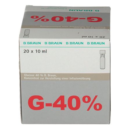Glucose 40 % B. Braun Mini-Plasco®connect 20x10 ml - shop-apotheke.com