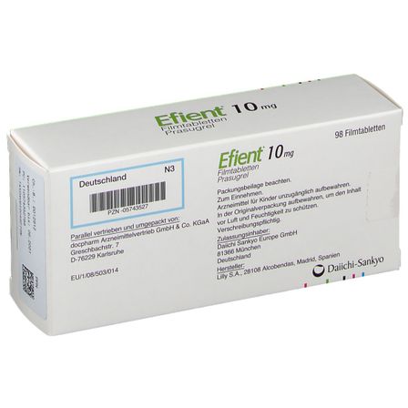 Efient 10 mg 98 St - shop-apotheke.com