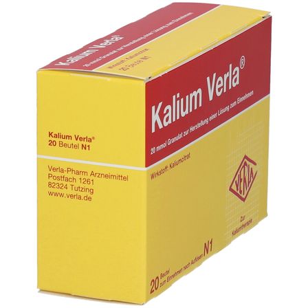 Kalium Verla® Granulat Beutel 20 St - shop-apotheke.com