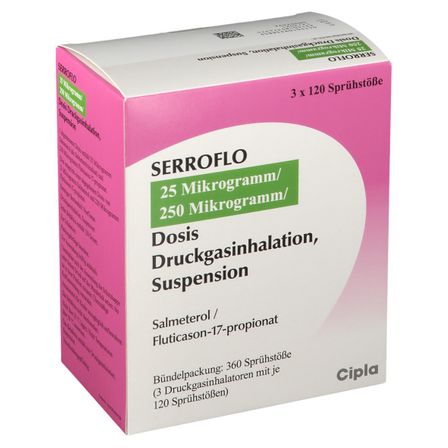 SERROFLO 25 μg/250 μg/Dosis 3 St - shop-apotheke.com
