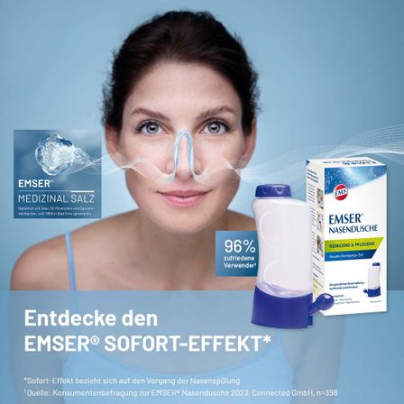EMSER® Nasendusche mit 4 Beutel Nasenspülsalz 1 St - shop-apotheke.com