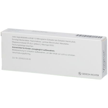 VAGIRUX 10 Mikrogramm Vaginaltabletten 18 St - shop-apotheke.com