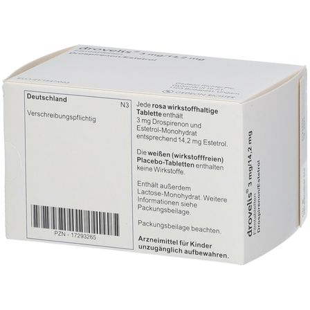 DROVELIS 3 mg/14,2 mg Filmtabletten 6x28 St - shop-apotheke.com