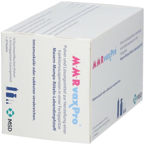 MMR Vaxpro 10x0,5 ml - shop-apotheke.com
