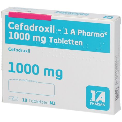 Cefadroxil - 1 A Pharma® 1000 mg 10 St - shop-apotheke.com