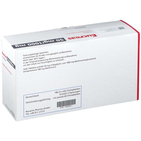 Eucreas® 50 mg/1000 mg 3x60 St - shop-apotheke.com