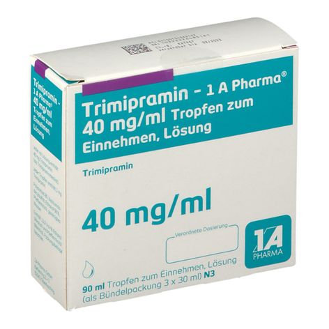 Trimipramin - 1A Pharma® 40 mg/ml 3x30 ml - shop-apotheke.com