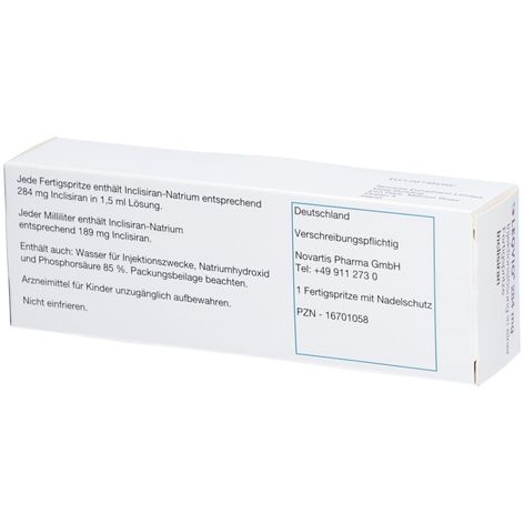 Leqvio 284 mg 1x1,5 ml - shop-apotheke.com