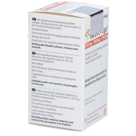 Delstrigo 100 mg/300 mg/245 mg 30 St - shop-apotheke.com