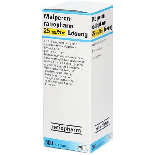Melperon-ratiopharm® 25 mg/5 ml 300 ml - shop-apotheke.com