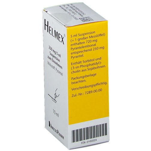 Helmex® 250 mg/5 ml 10 ml - shop-apotheke.com