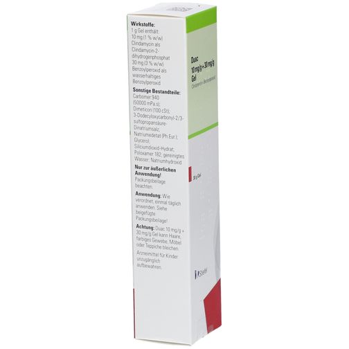 Duac 10 mg/g + 30 mg/g Gel 30 g - shop-apotheke.com