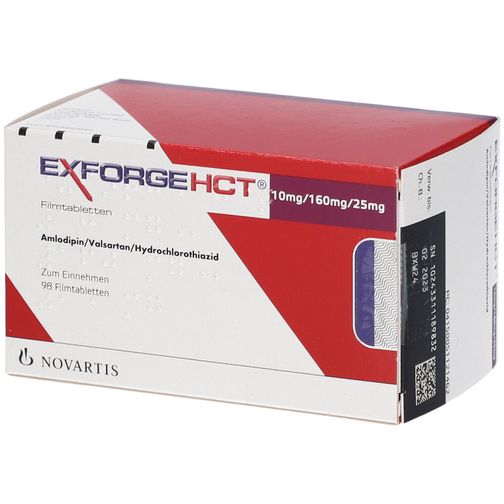 Exforge® HCT 10 mg/160 mg/25 mg 98 St - shop-apotheke.com