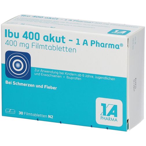 Ibu 400 akut - 1 A Pharma® 30 St - shop-apotheke.com