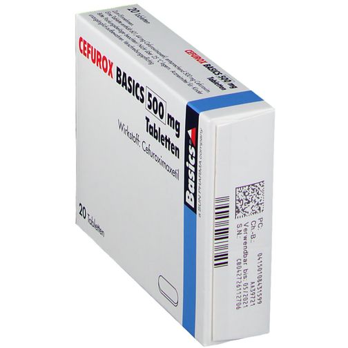 CEFUROX BASICS 500 mg 20 St - shop-apotheke.com