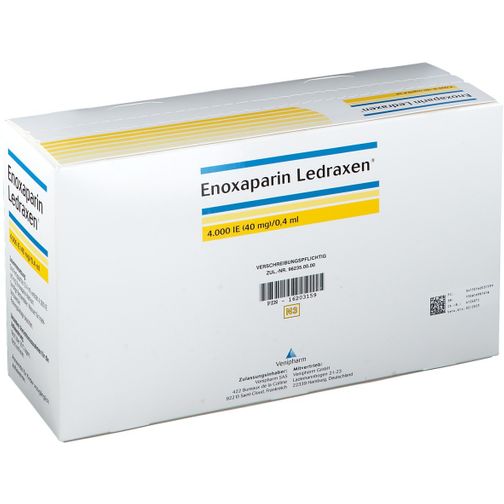 Enoxaparin Ledraxen® 4.000 IE 40 mg/0,4 ml 50 St - shop-apotheke.com