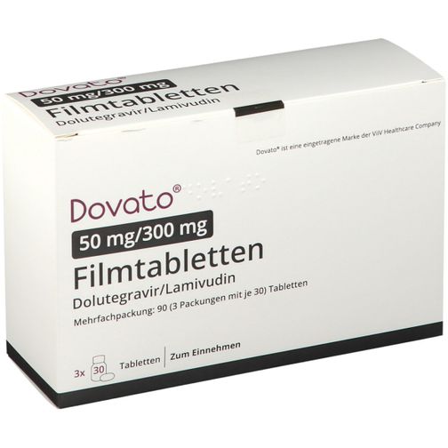DOVATO 50 mg/300 mg Filmtabletten 3x30 St - shop-apotheke.com