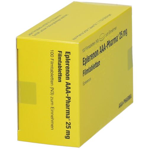 Eplerenon AAA-Pharma® 25 mg 100 St - shop-apotheke.com