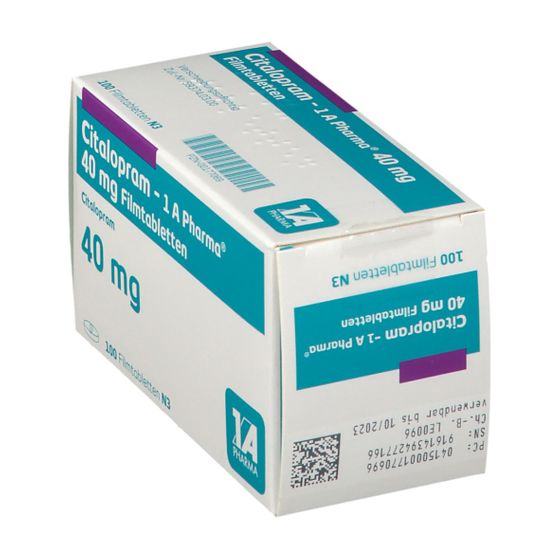 Citalopram - 1 A Pharma® 40 mg 100 St - shop-apotheke.com