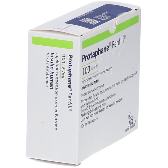 Protaphane® Penfill® 100 I.E./ml 10x3 ml - shop-apotheke.com