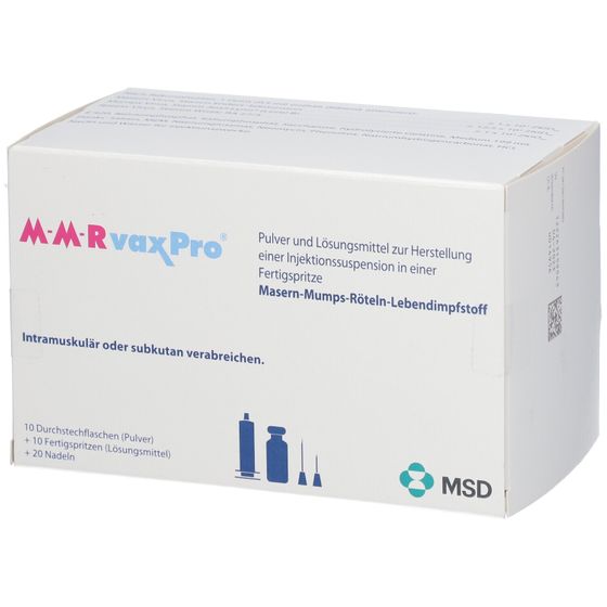 MMR Vaxpro 10x0,5 ml - shop-apotheke.com