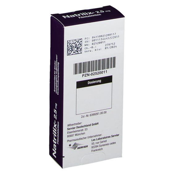 Natrilix® 2,5 mg 100 St - shop-apotheke.com
