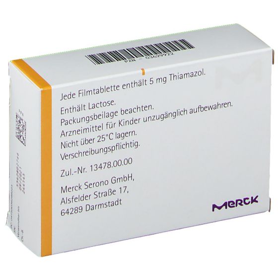Thyrozol® 5 mg 100 St - shop-apotheke.com