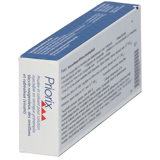 PRIORIX Masern Mumps Röteln P.u.LM H.Inj.L.i.e.FS. 1 St - shop-apotheke.com