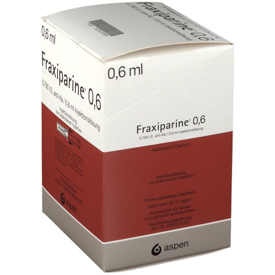 Fraxiparine 0,6 ml 20x0,6 ml - shop-apotheke.com