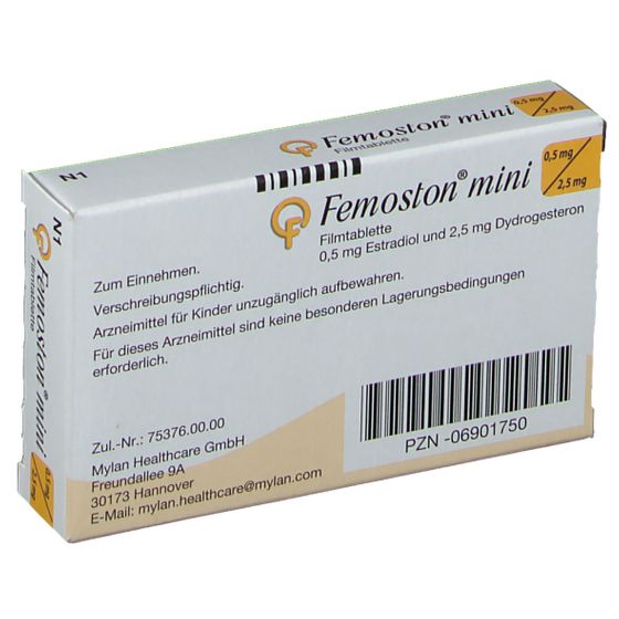 Femoston® mini 0,5 mg/2,5 mg 28 St - shop-apotheke.com