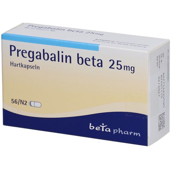 Pregabalin beta 25 mg 56 St - shop-apotheke.com