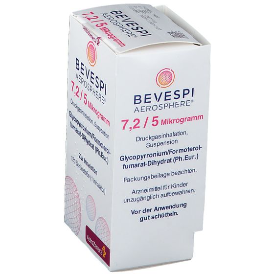Bevespi® Aerosphere 7,2 µg/5 µg 1 St - shop-apotheke.com