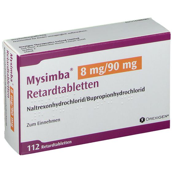 MYSIMBA 8 mg/90 mg Retardtabletten 112 St - shop-apotheke.com
