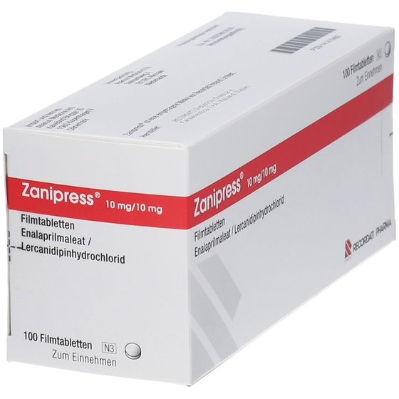ZANIPRESS 10 mg/10 mg Filmtabletten 100 St - shop-apotheke.com