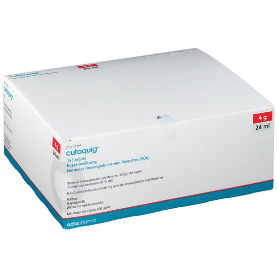 cutaquig® 165 mg/ml 20x24 ml - shop-apotheke.com