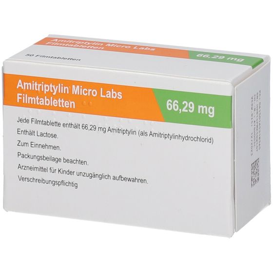 Amitriptylin Micro Labs 66,29 mg 50 St - shop-apotheke.com