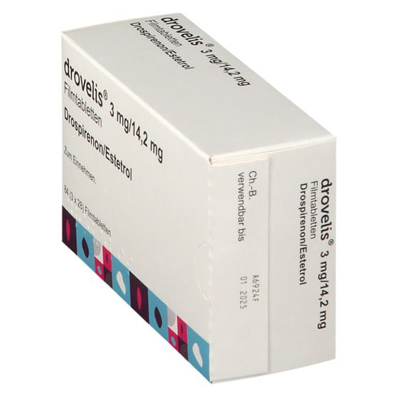 drovelis® 3 mg/14,2 mg 3x28 St - shop-apotheke.com