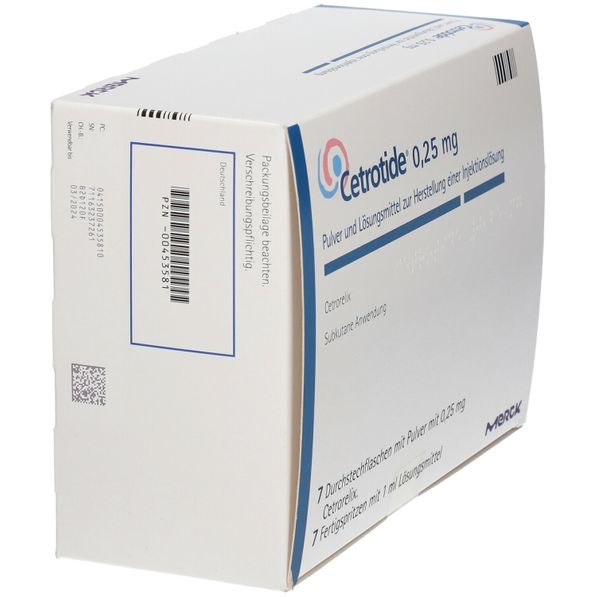 Cetrotide® 0,25 mg 7 St - shop-apotheke.com