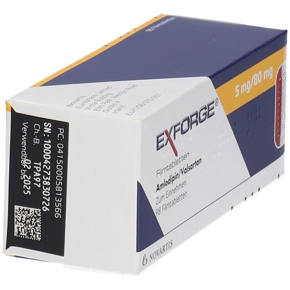 Exforge® 5 mg/80 mg 98 St - shop-apotheke.com