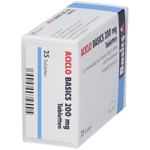 ACICLO BASICS 200 mg 25 St - shop-apotheke.com