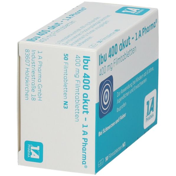 Ibu 400 akut - 1 A Pharma® 50 St - shop-apotheke.com