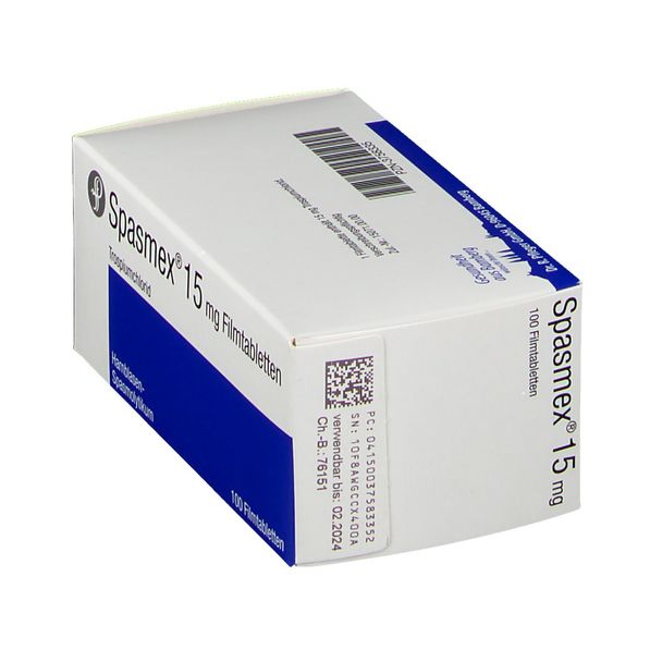 Spasmex® 15 mg 100 St - shop-apotheke.com