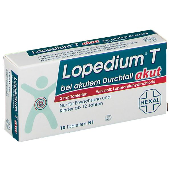 Lopedium® T akut 2 mg 10 St - shop-apotheke.com
