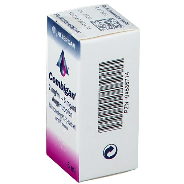 Combigan® 2 mg/ml + 5 mg/ml 5 ml - shop-apotheke.com