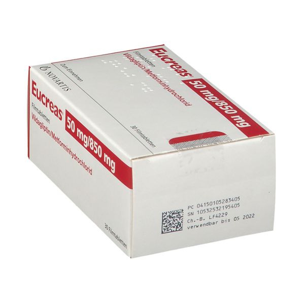 Eucreas® 50 mg/850 mg 30 St - shop-apotheke.com