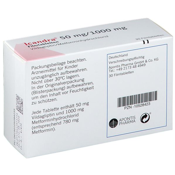 Icandra® 50 mg/1000 mg 30 St - shop-apotheke.com